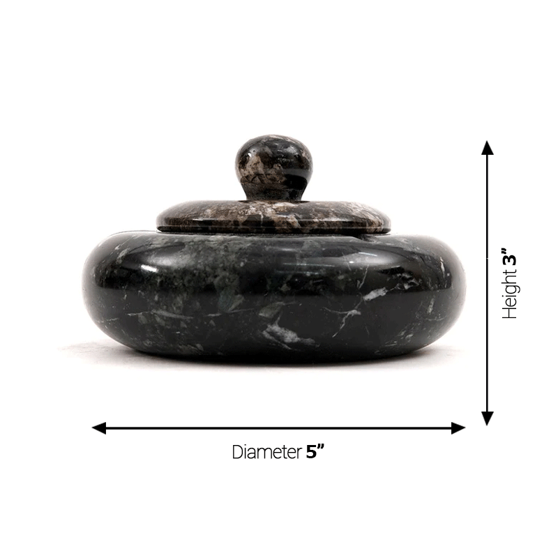 Ashtray with Lit Windproof – Adorn Marmor - Handmade Marble